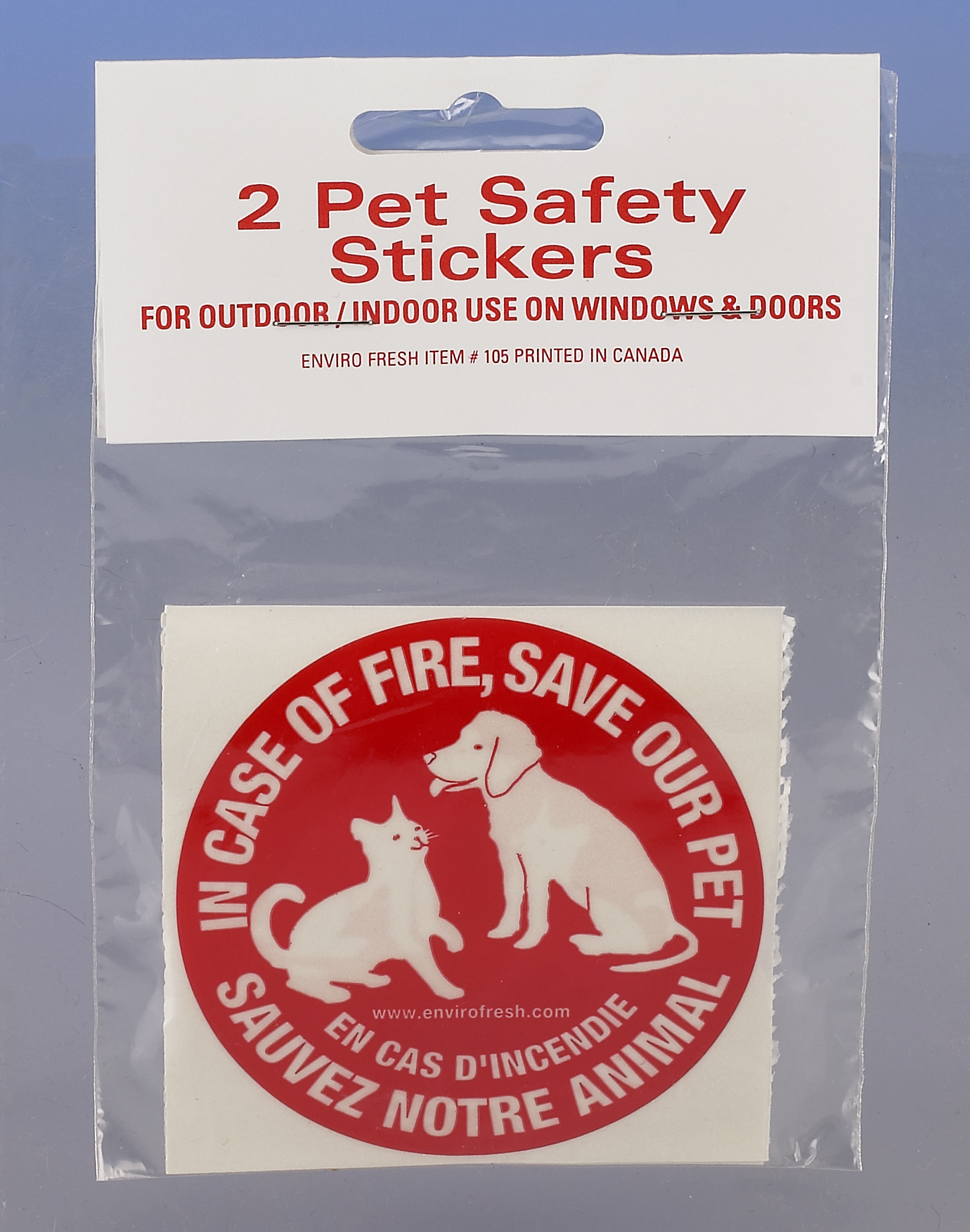 Pet Safety Stickers – Enviro Fresh